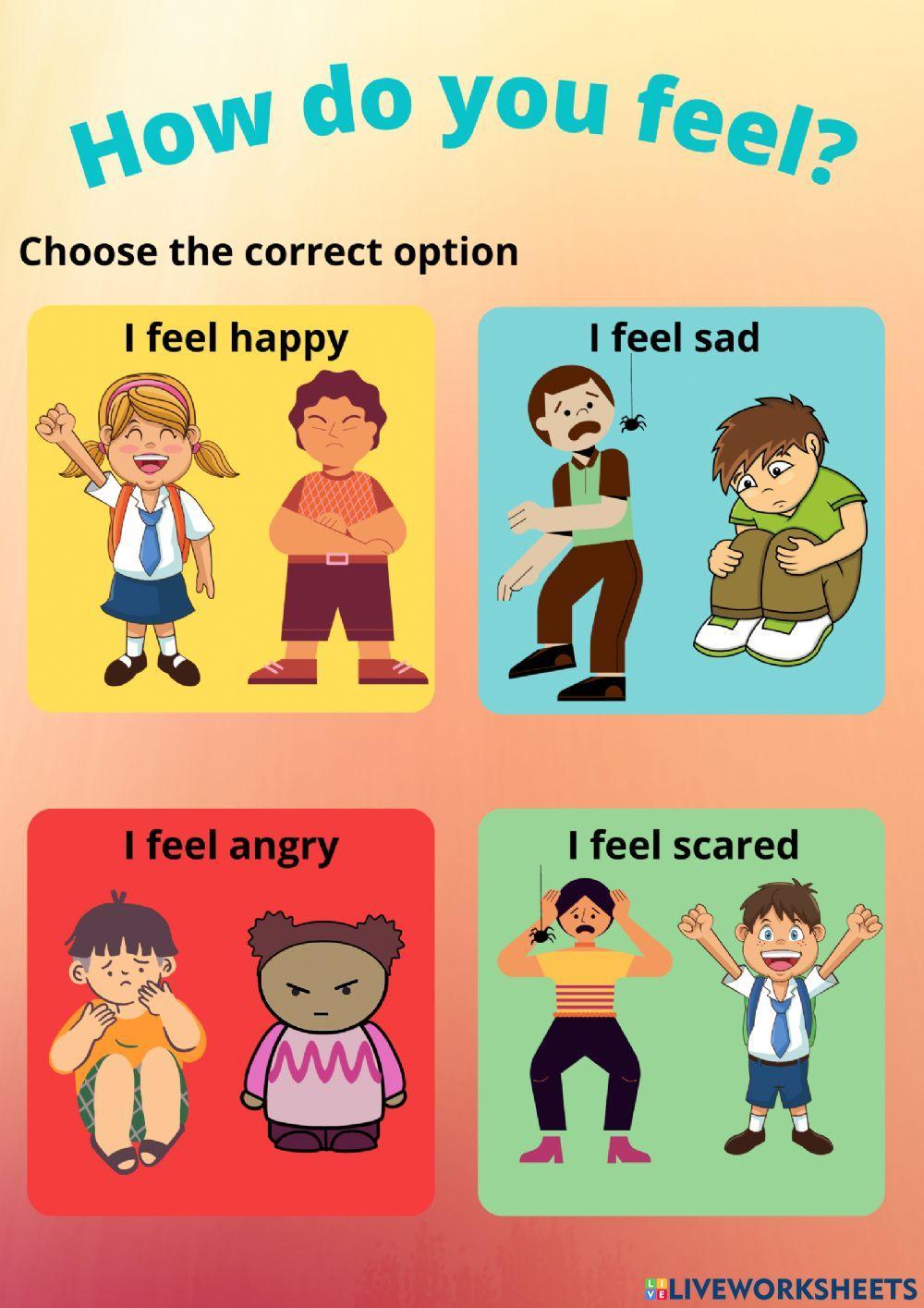 How do you feel? | Free Interactive Worksheets | 789641