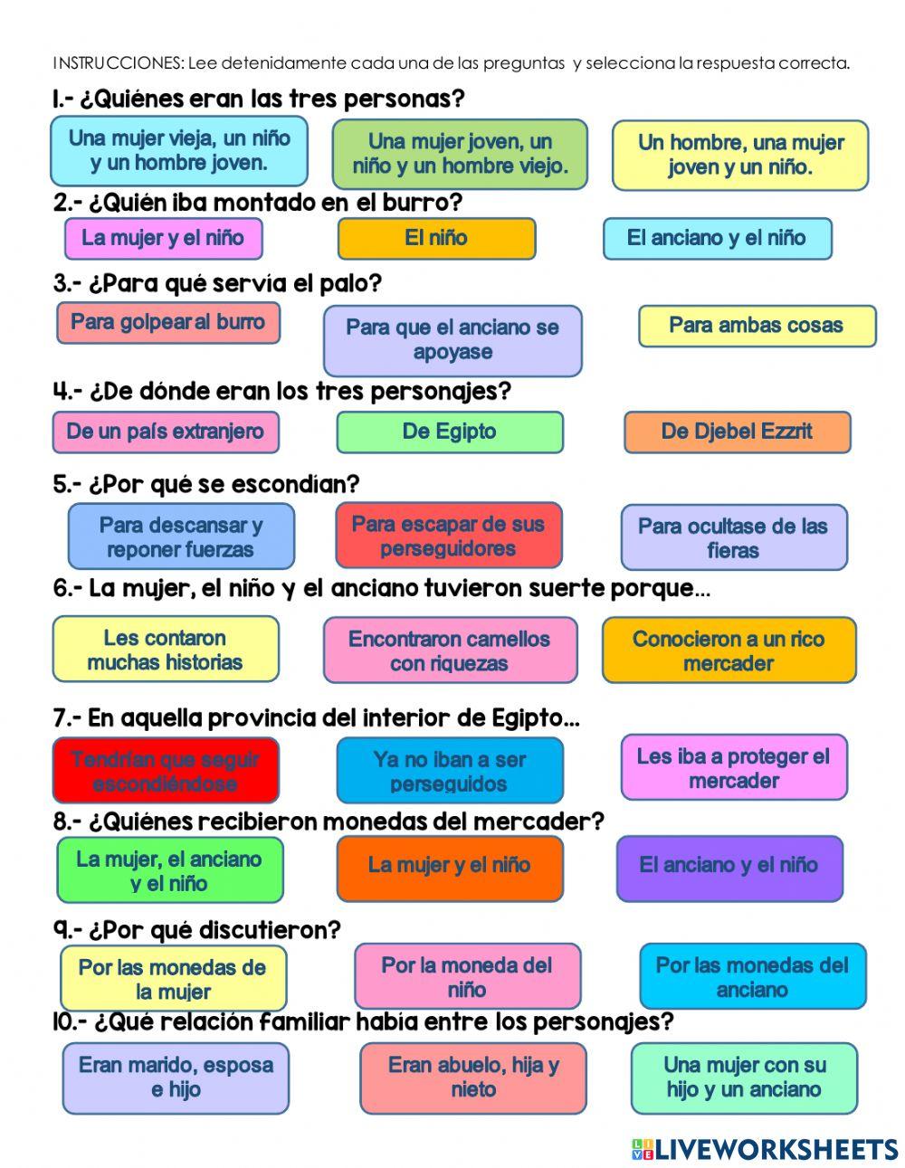 Español 2° trim… | Free Interactive Worksheets | 789698