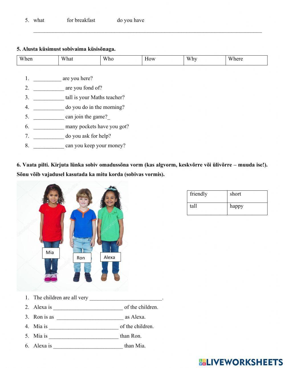 Test on units 11-12 (ILE 2) worksheet | Live Worksheets