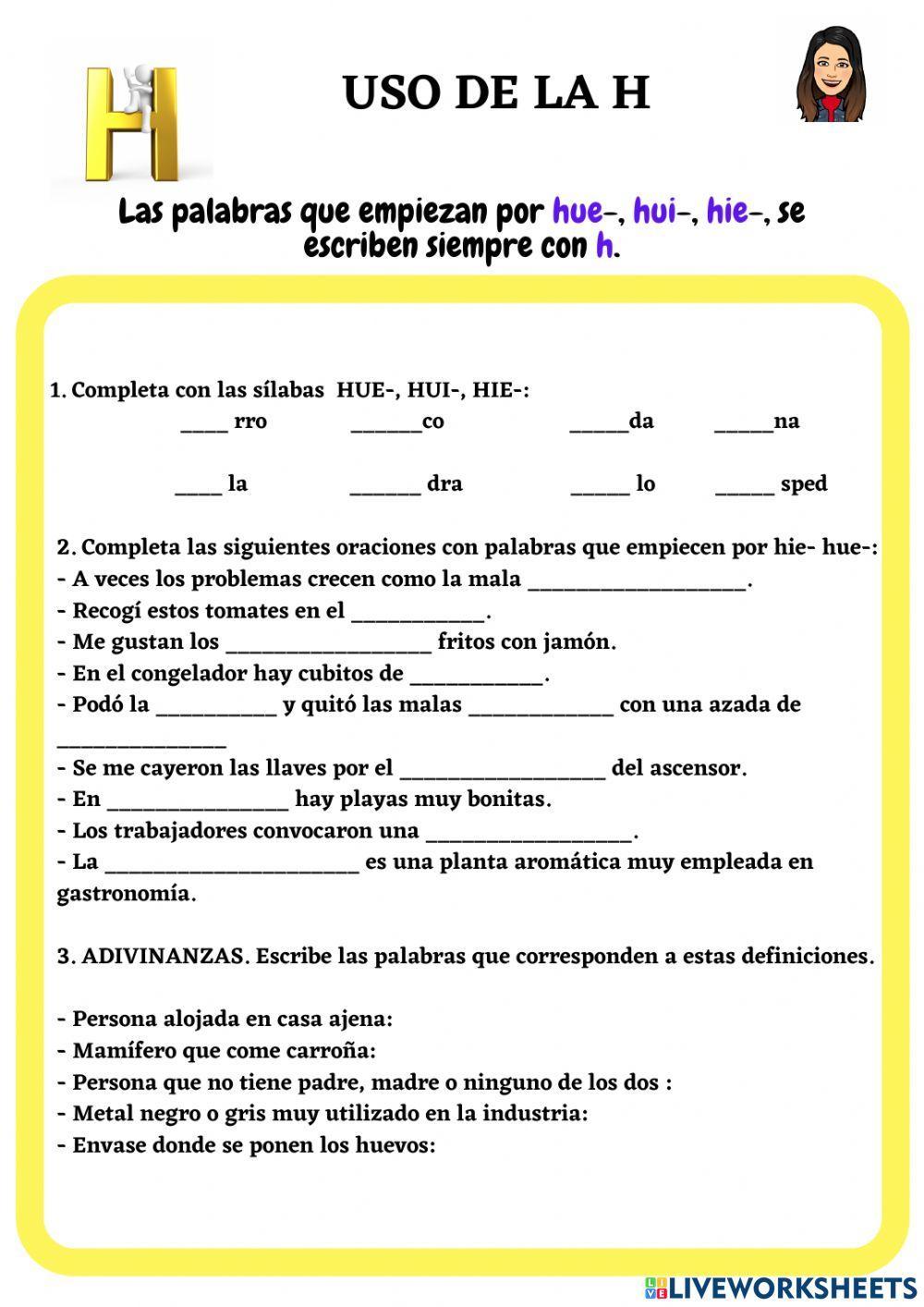 Ejercicio de Uso de La Letra H - Removed♎ A febre do slots kostenlos ... Ejercicio de Uso de La Letra H - Removed♎ A febre do slots kostenlos ...
