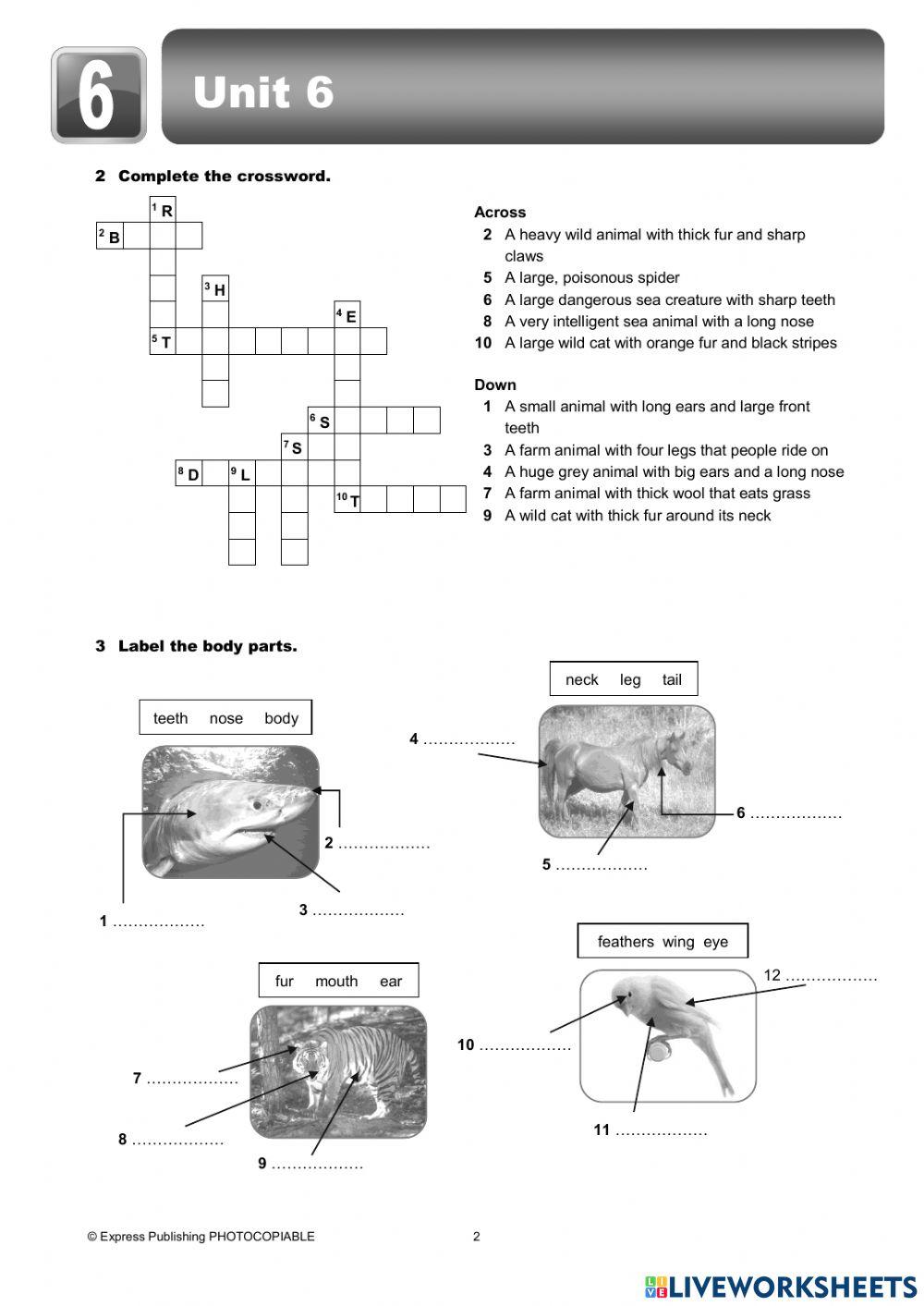 On Screen 1 Tes… | Free Interactive Worksheets | 6465677