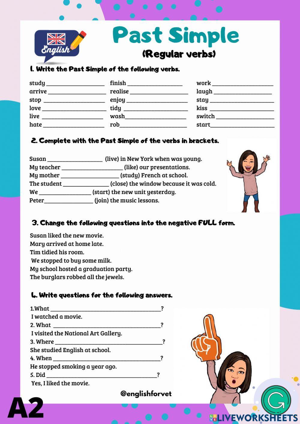 Jeopardy Labs Past Simple Regular Verbs at Ernie Gill blog