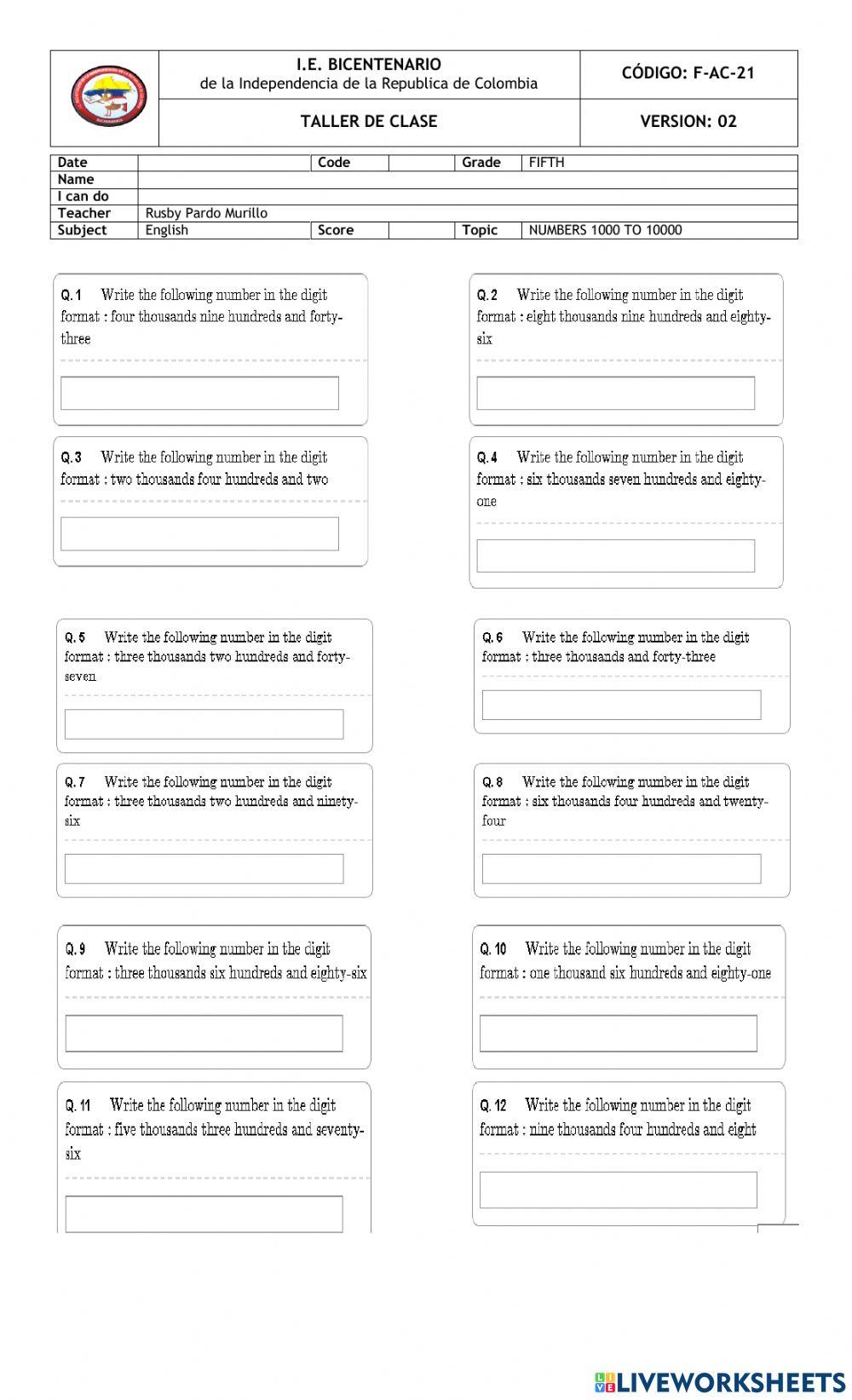 NUMBERS 1000 TO 10000 RUSBY PARDO Live Worksheets numbers-1000-to-10000-rusby-pardo-live-worksheets