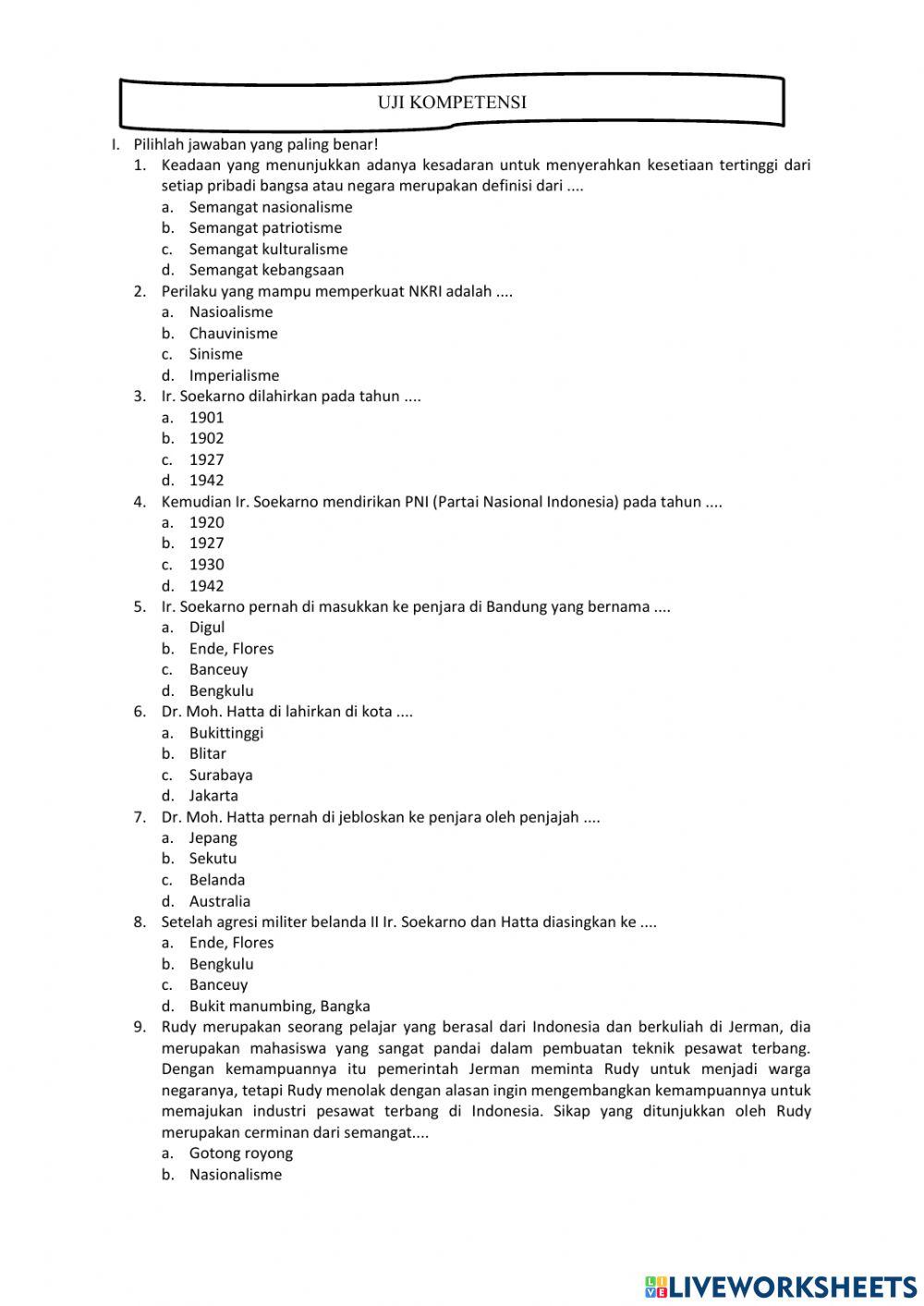 Lkpd tugas worksheet | Live Worksheets