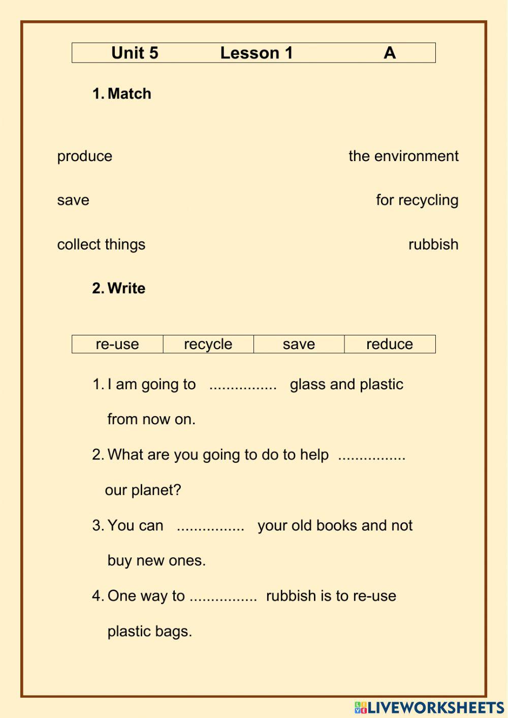 793776 | Recycling | LilyTsakiri | LiveWorksheets