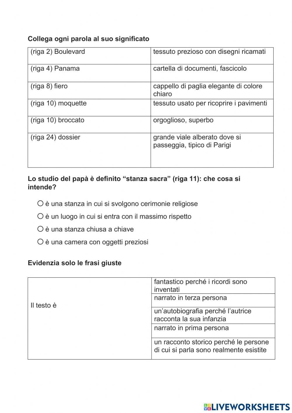 Simone de Beavoir worksheet | Live Worksheets