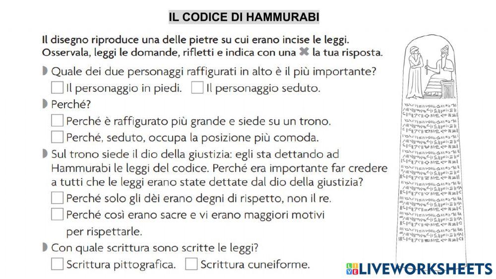 Il Codice di Hammurabi 794253 | maestra_Clo | Live