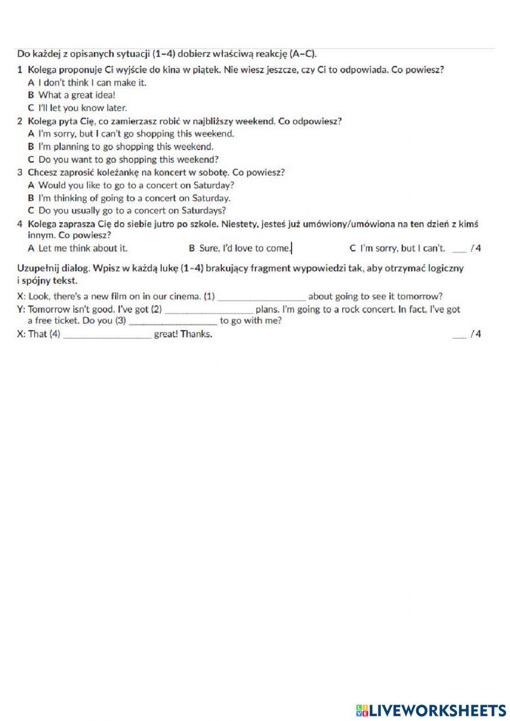 8a activity | Live Worksheets