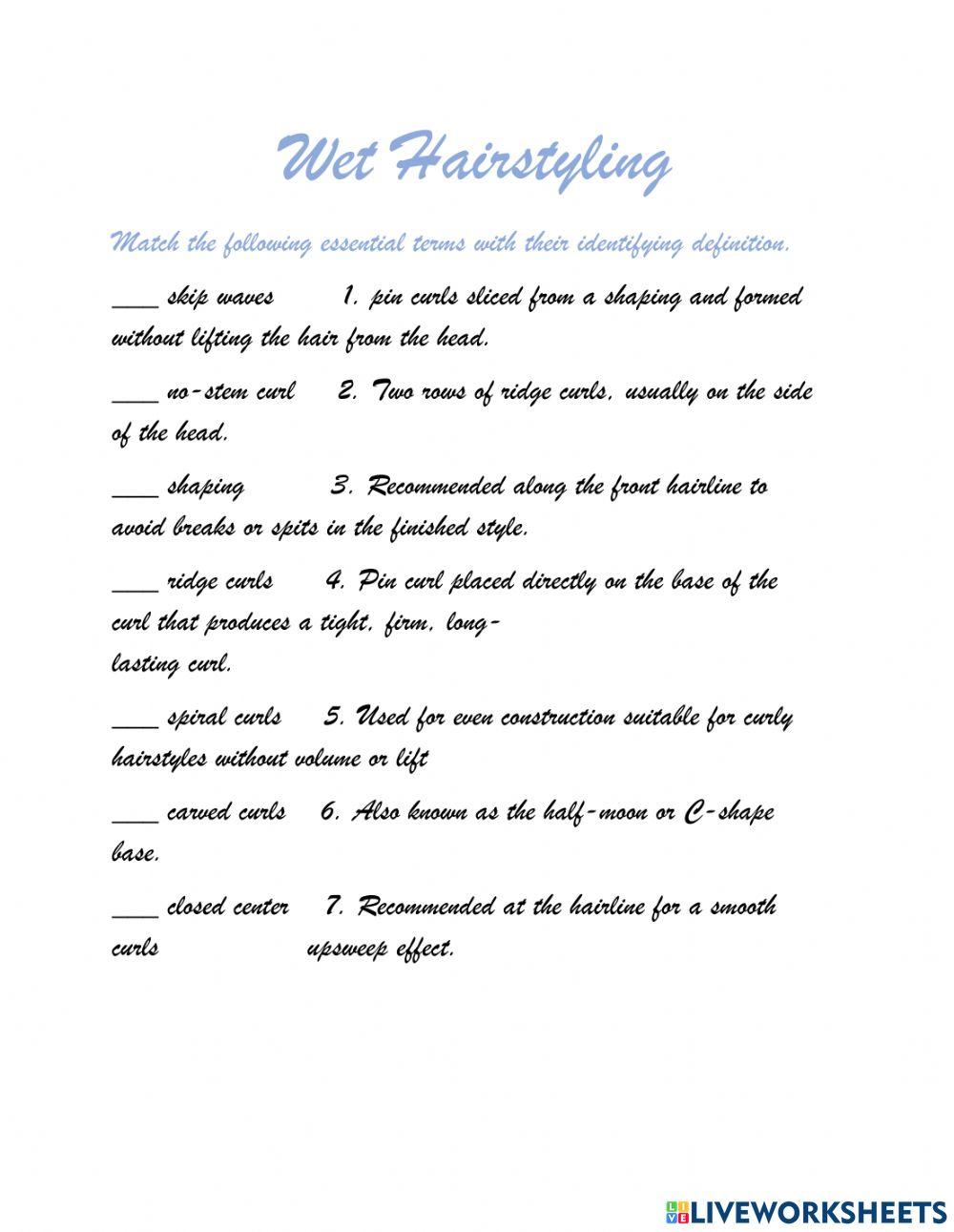 Wet hairstyling assignment 0-3 795229 | Thomasene_1