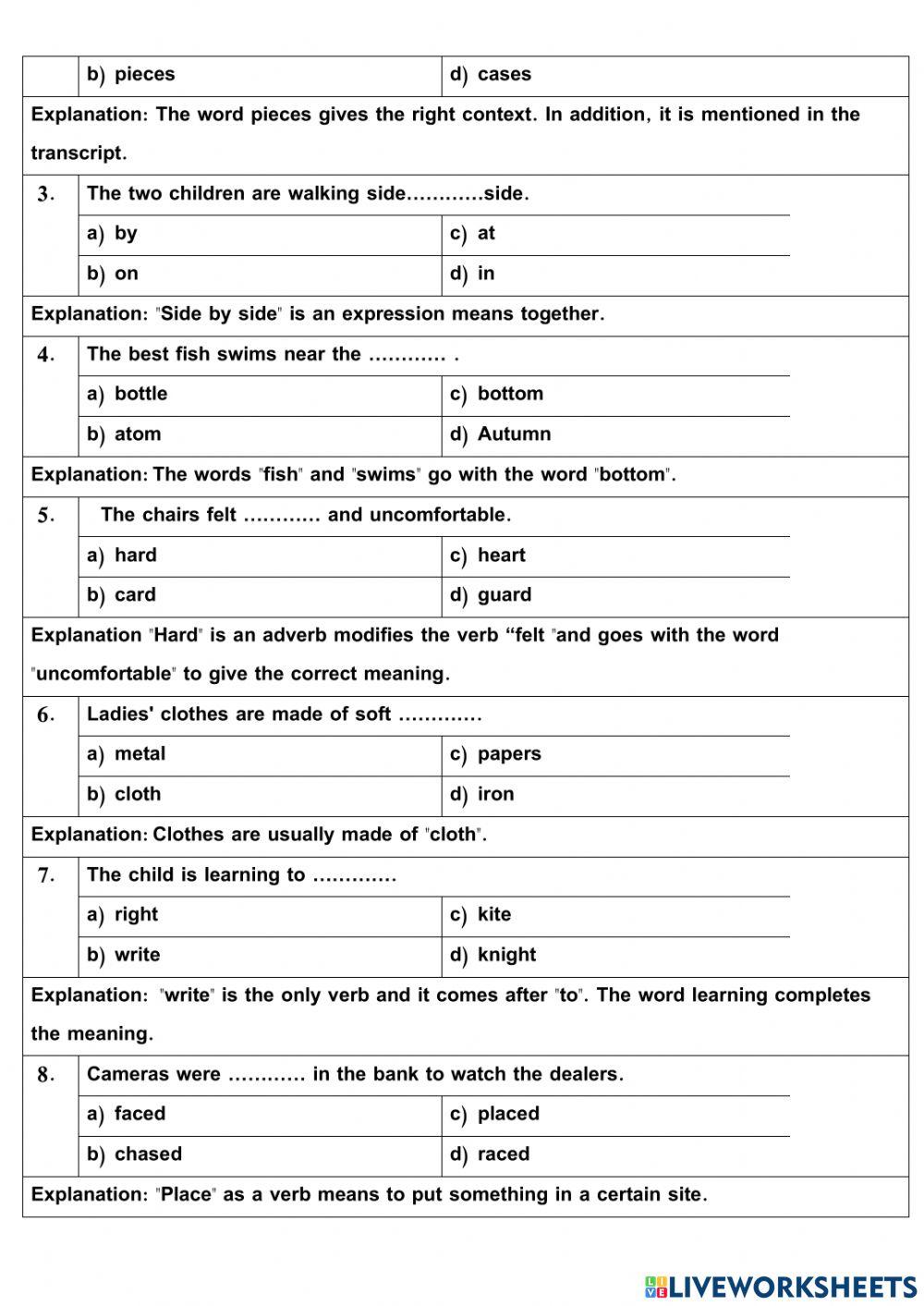 Macmillan liste… | Free Interactive Worksheets | 795446