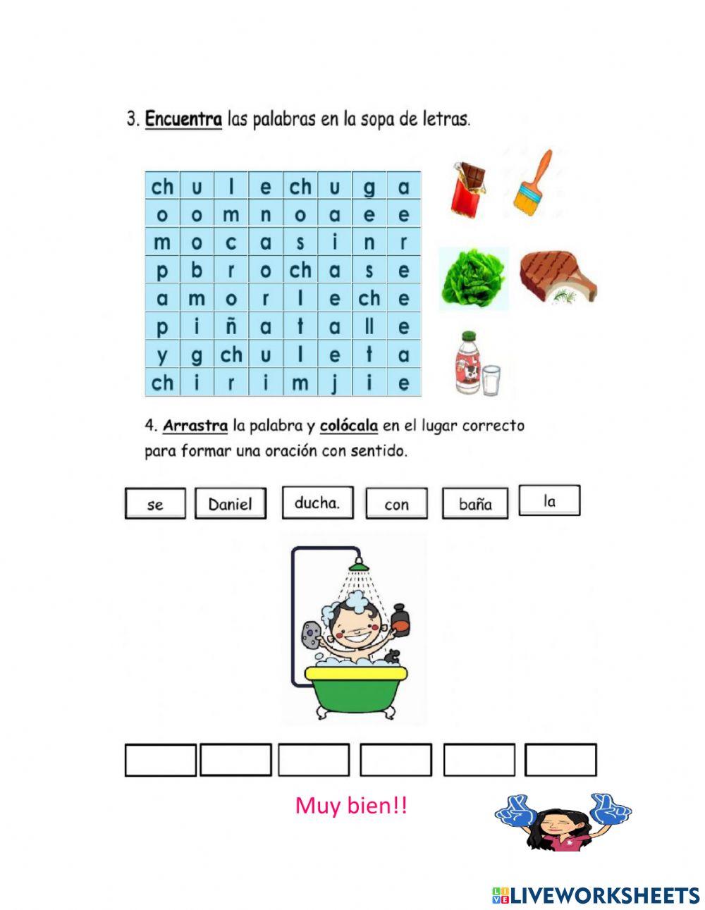 Español interactive exercise for primero | Live Worksheets