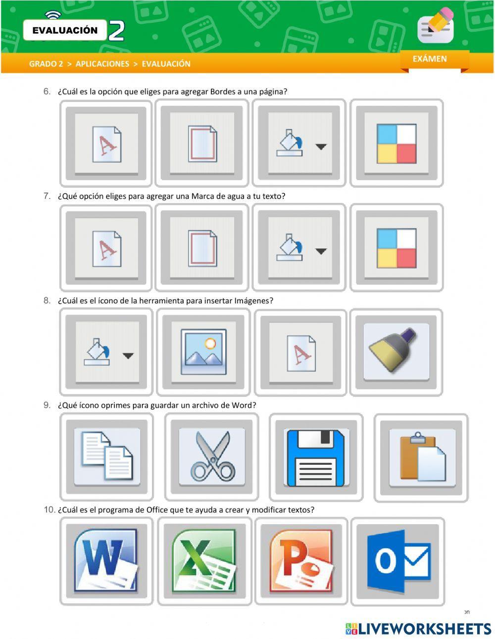 Word | Free Interactive Worksheets | 796836