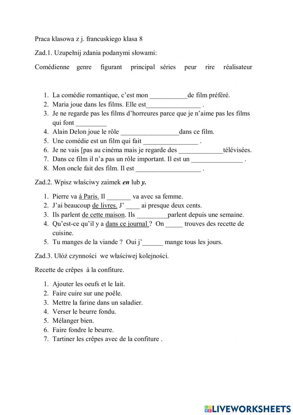 Adosphere 3 module 5-6 worksheet | Live Worksheets