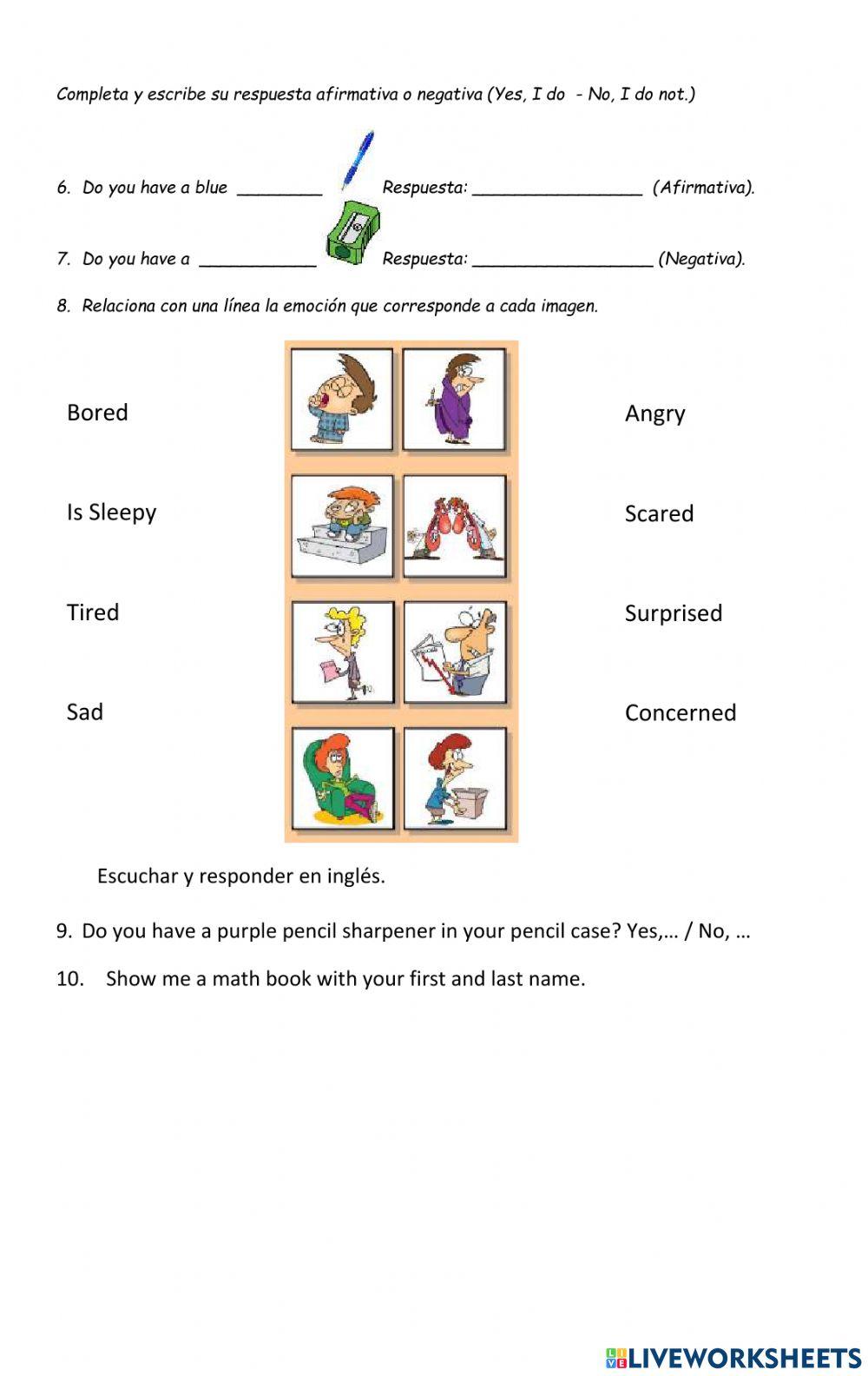 EVAL. ENGLISH G… | Free Interactive Worksheets | 4856996