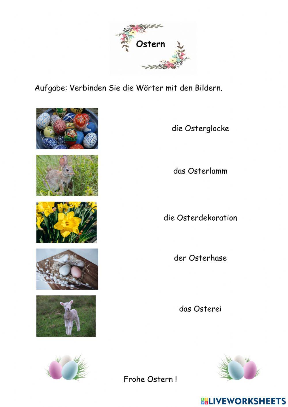 Ostern online activity for A1 | Live Worksheets