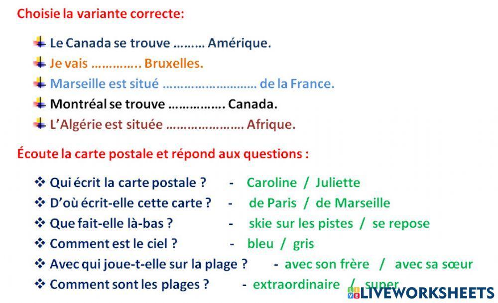 Voyage | Free Interactive Worksheets | 874813