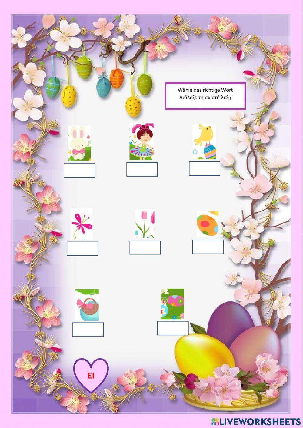 874944 | Ostern | ELENI IOANNIDOU | LiveWorksheets