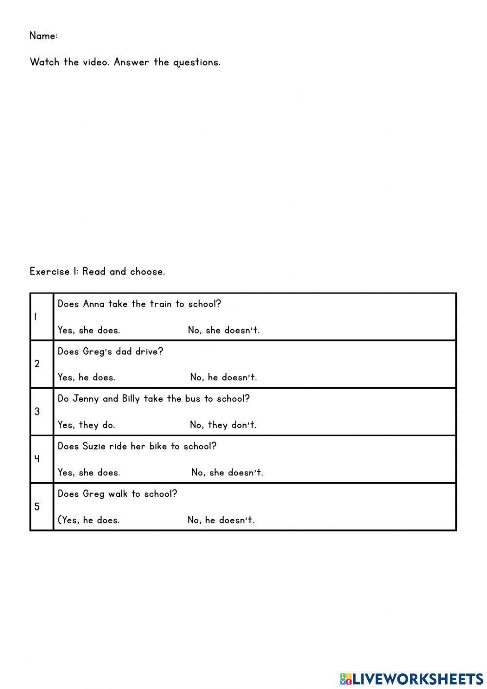 CEFR Year 3 Unit 2 worksheet | Live Worksheets