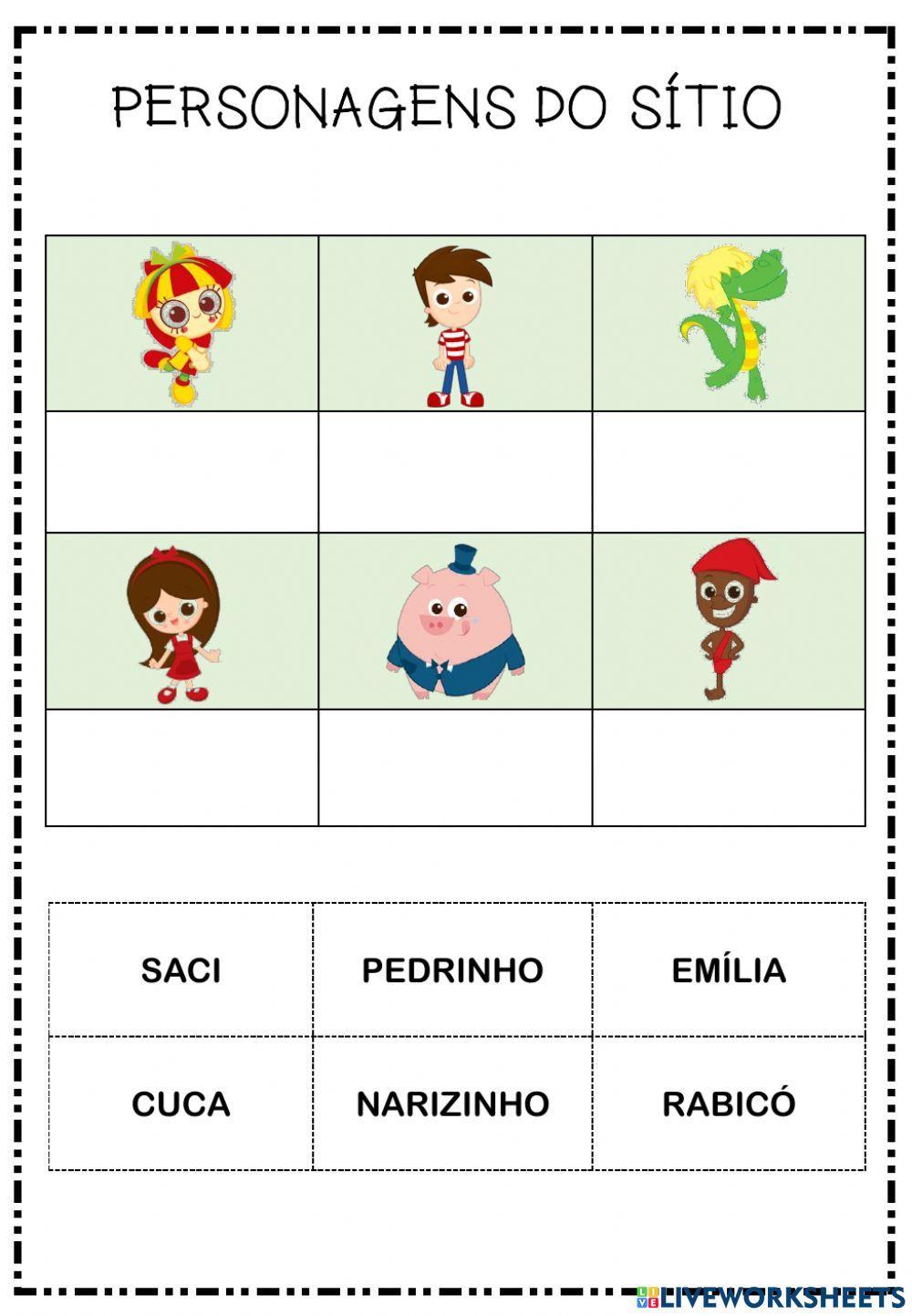 Sítio do pica-p… | Free Interactive Worksheets | 897755
