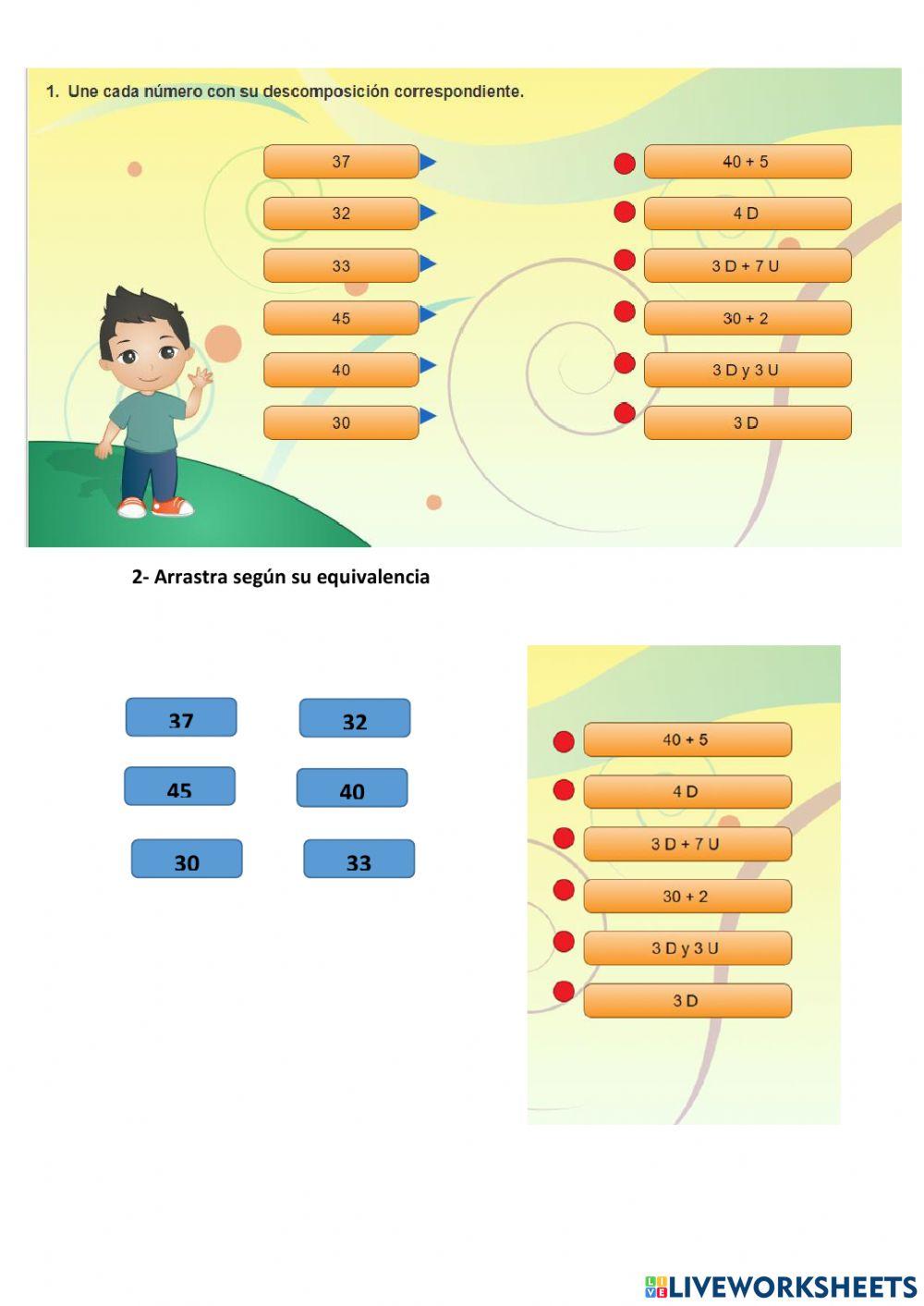mate ev1 | Free Interactive Worksheets | 2949593