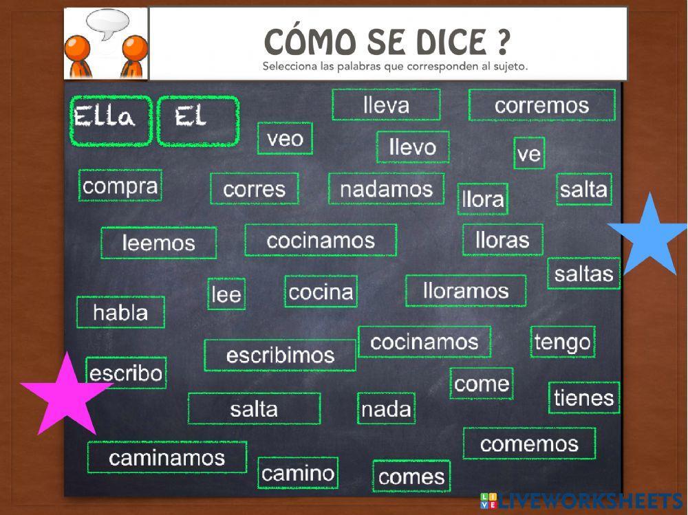 Conjugando ando . . . 1 worksheet | Live Worksheets