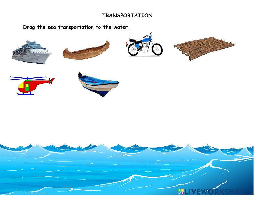 Sea Transportation online exercise for | Live Worksheets