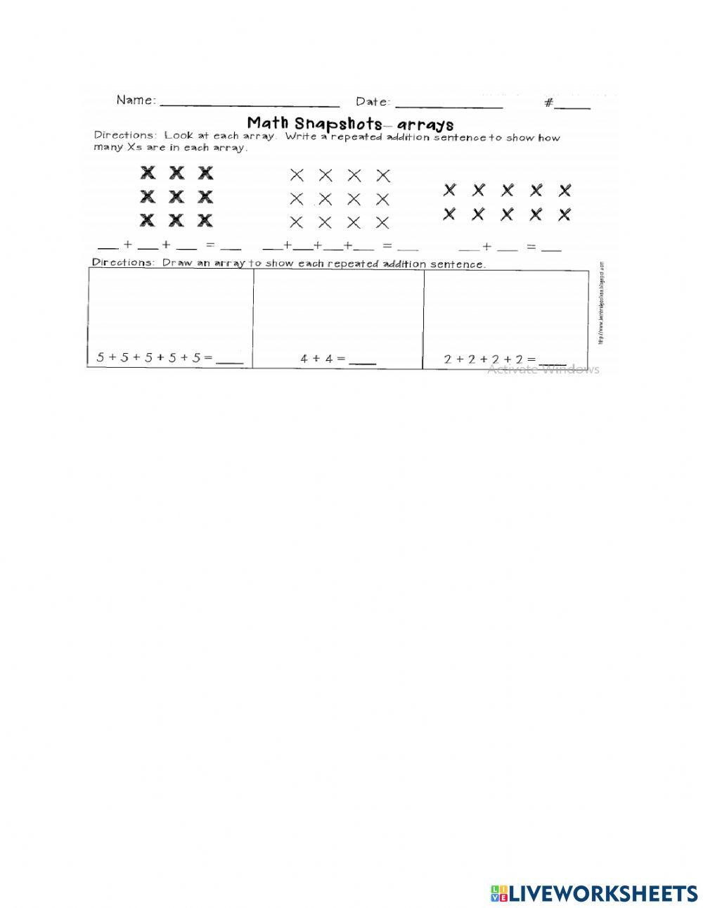 Revision online exercise for Grade 2 | Live Worksheets
