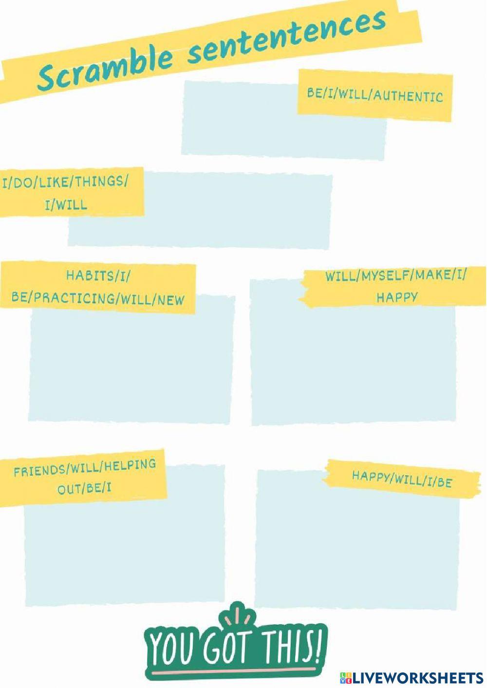 Positive Attitude online exercise for | Live Worksheets