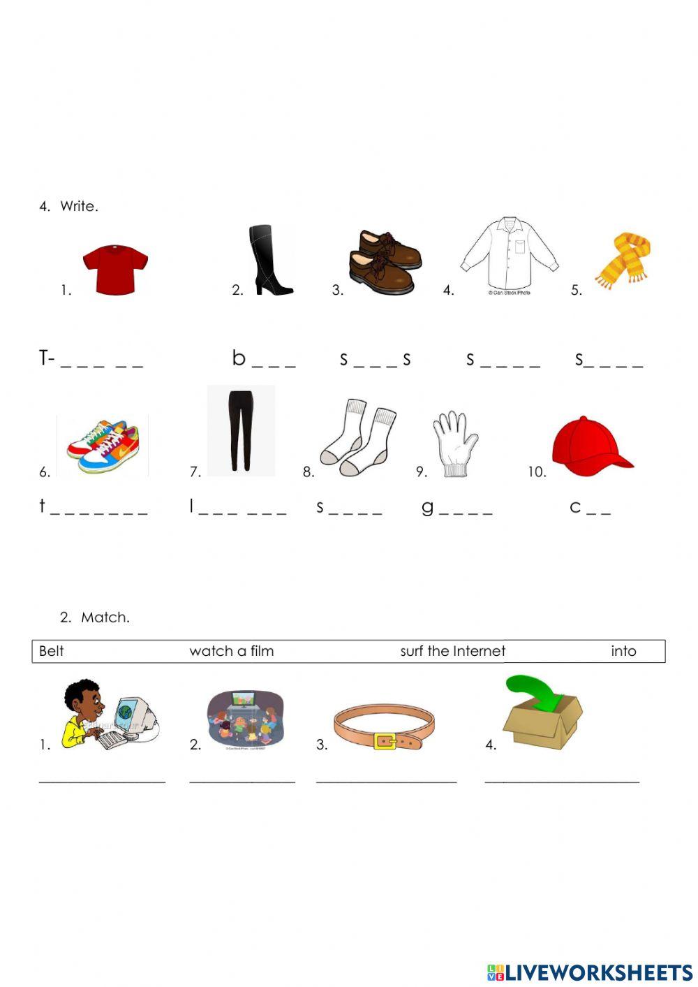 Vocabulary test: moduly 5, a' class worksheet | Live Worksheets