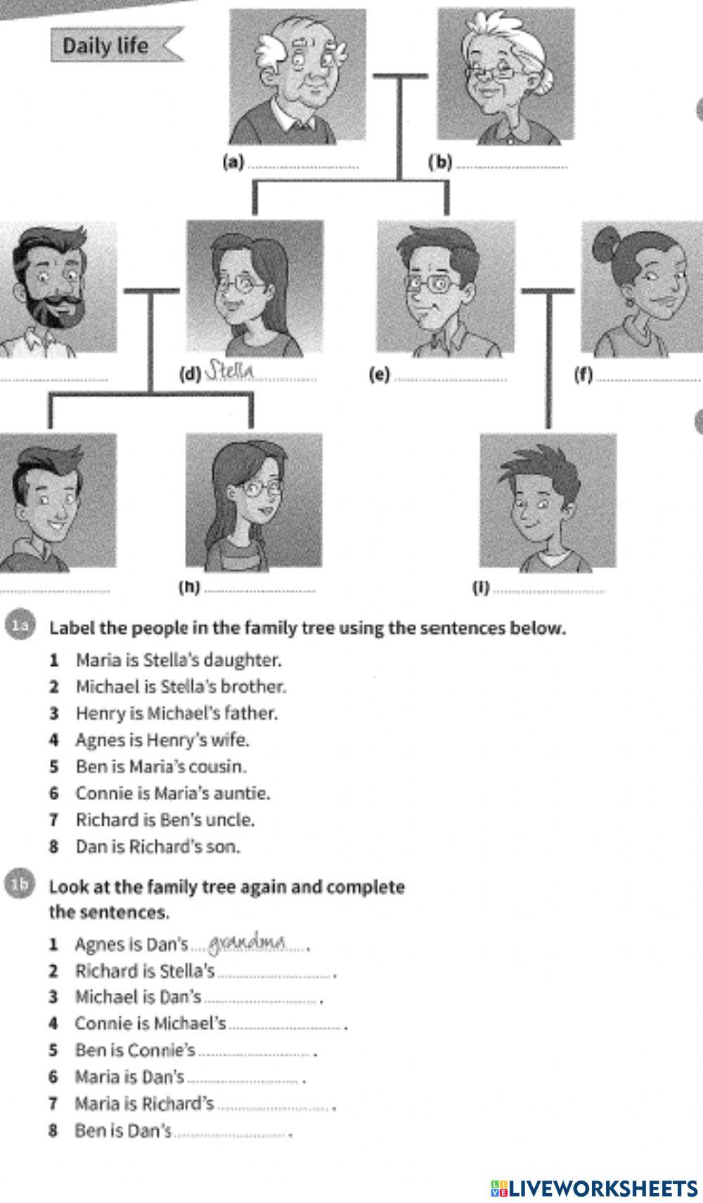 Vocabulary A2. … | Free Interactive Worksheets | 6528778