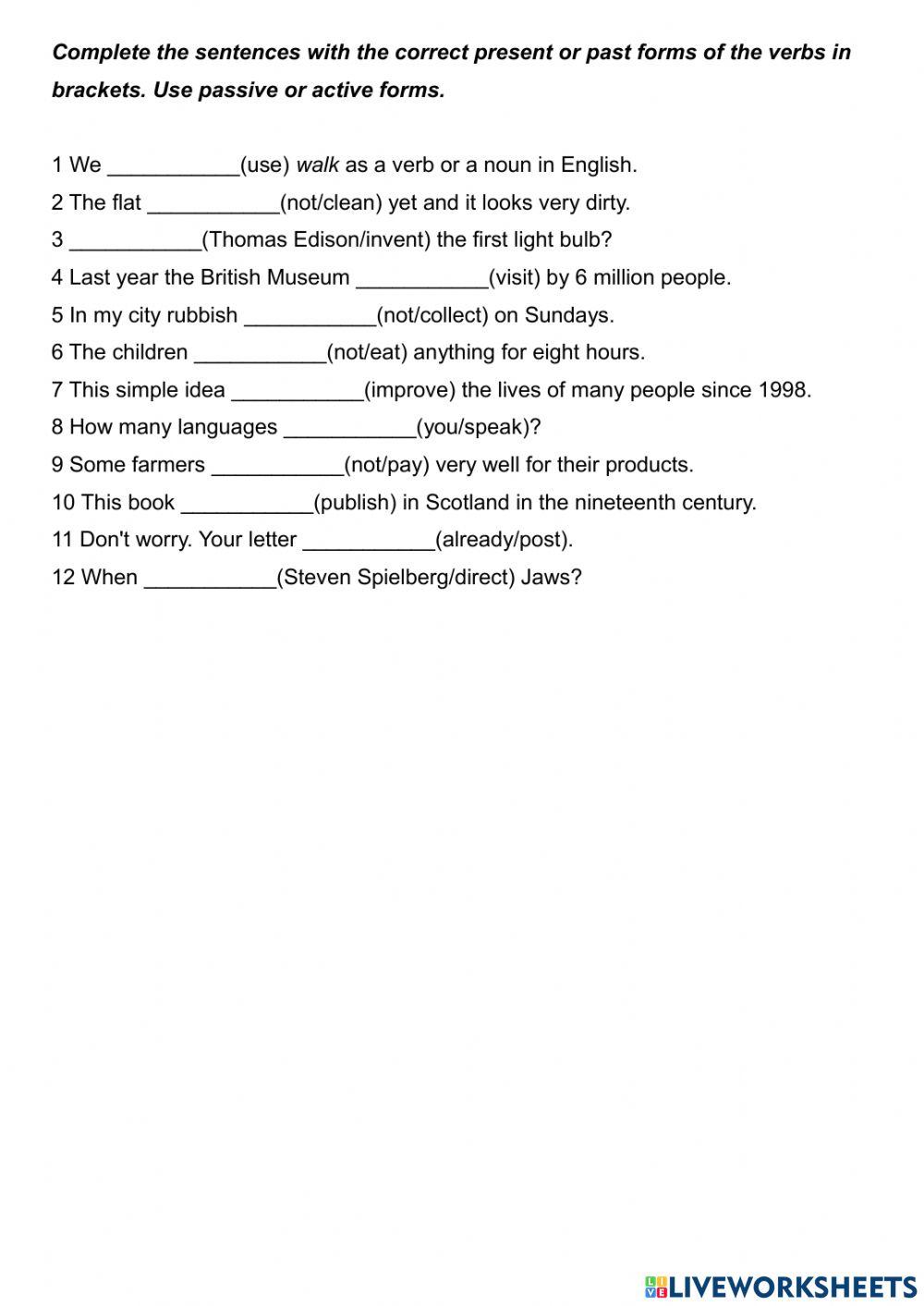 Focus 2 unit 7.2 | Free Interactive Worksheets | 4948083