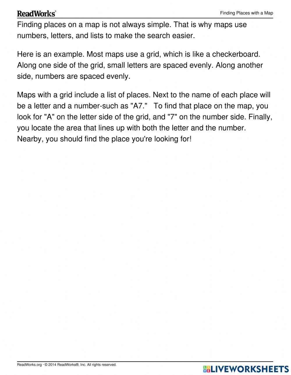 Finding Places on a Map 4948309 | houstong | Live