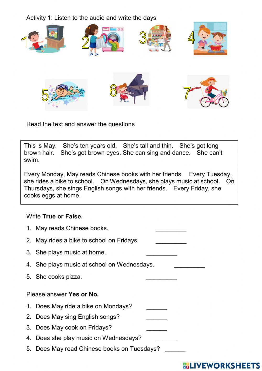 901804 | Days | Agussalim | LiveWorksheets