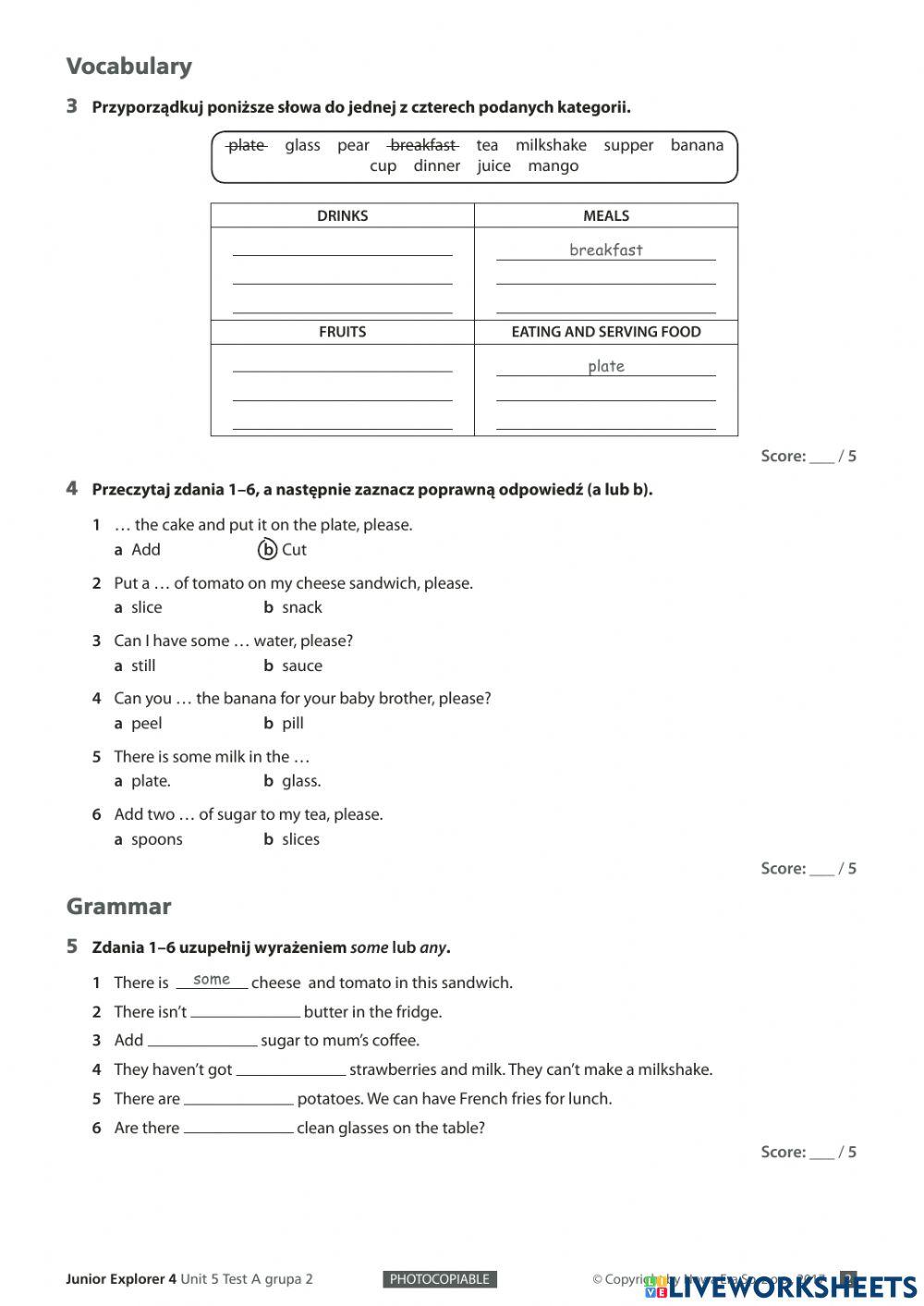 Junior Explorer… | Free Interactive Worksheets | 6530512