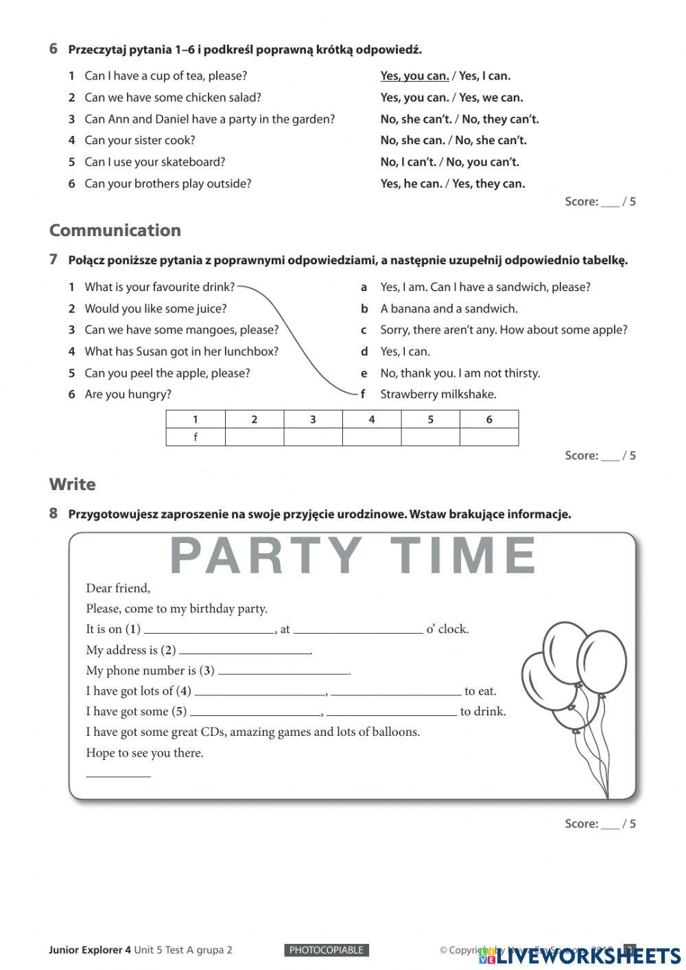 Junior Explorer… | Free Interactive Worksheets | 6530512