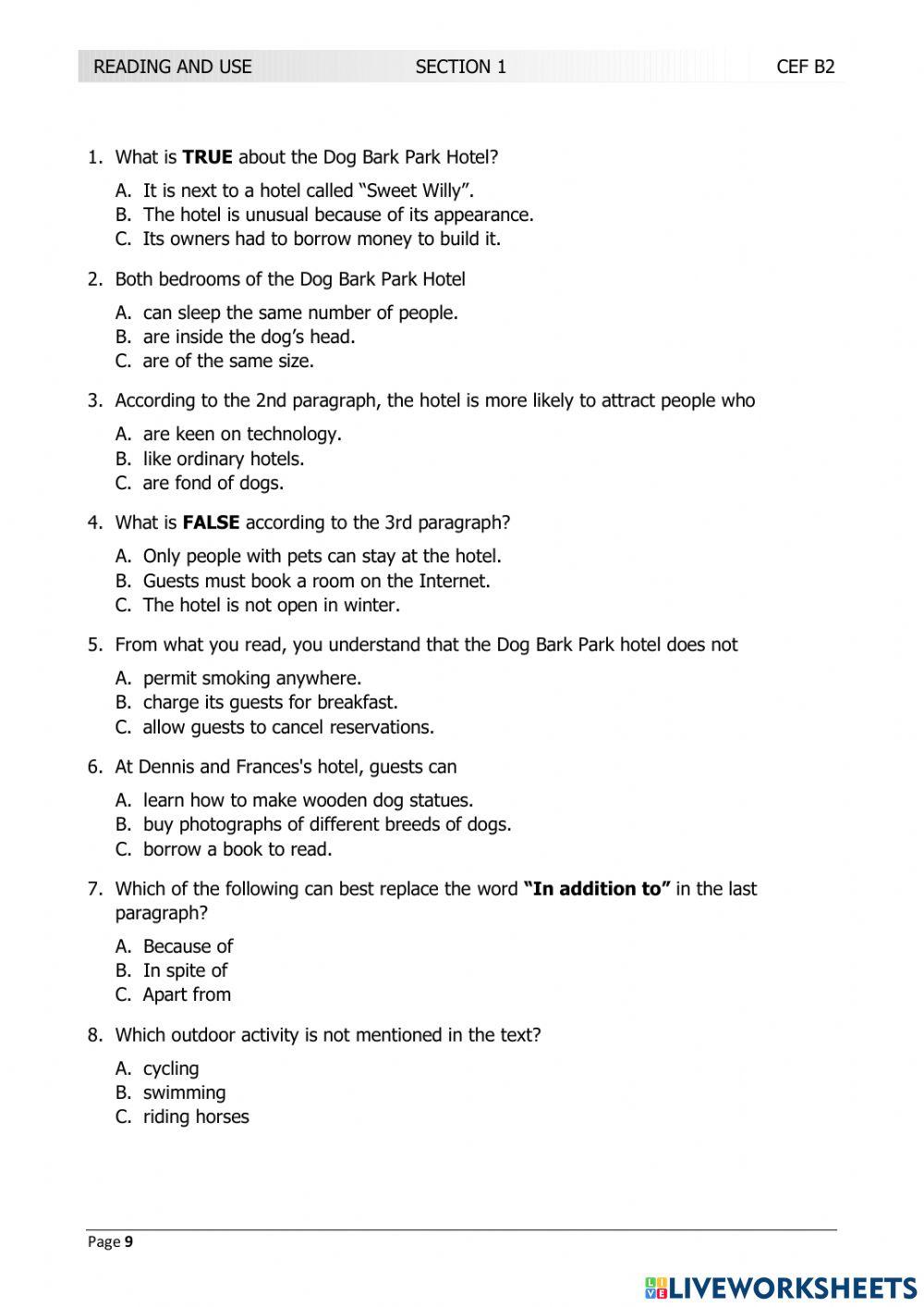 LRN B2 JANUARY 2017 TEST 2181879 | MELI ENGLISH | Live