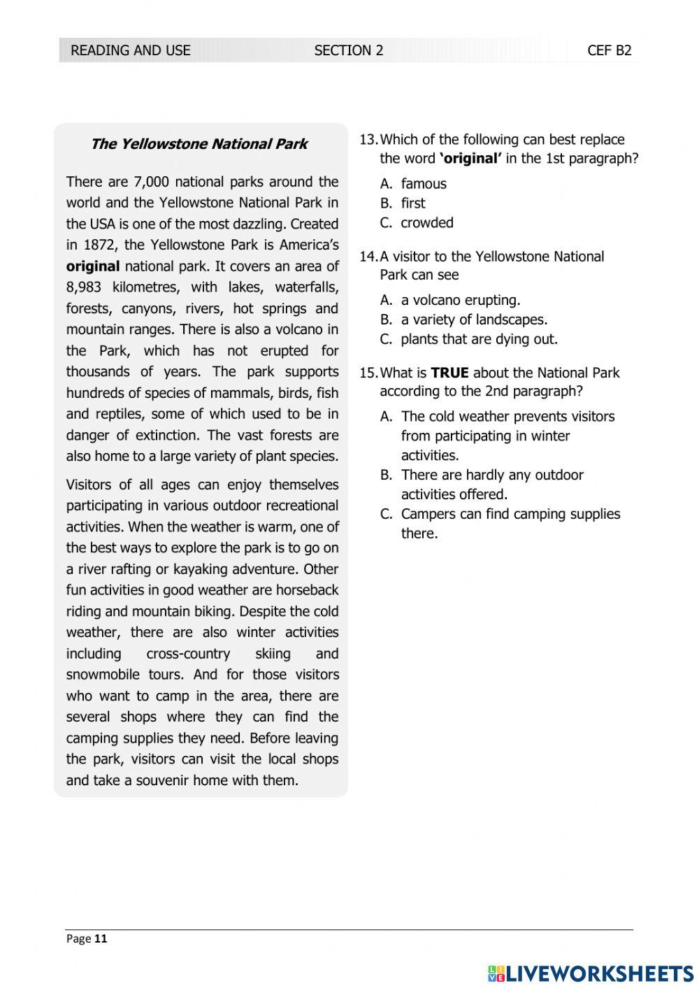 LRN B2 JANUARY 2017 TEST 2181879 | MELI ENGLISH | Live