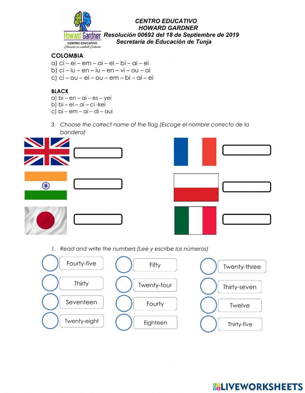 Knowledge Test 2nd Grade worksheet | Live Worksheets
