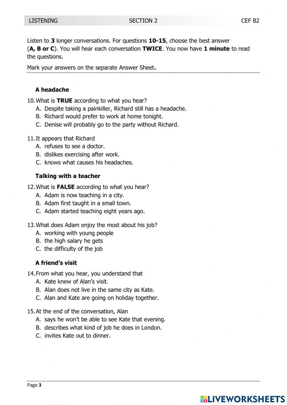 LRN B2 JANUARY … | Free Interactive Worksheets | 2181878