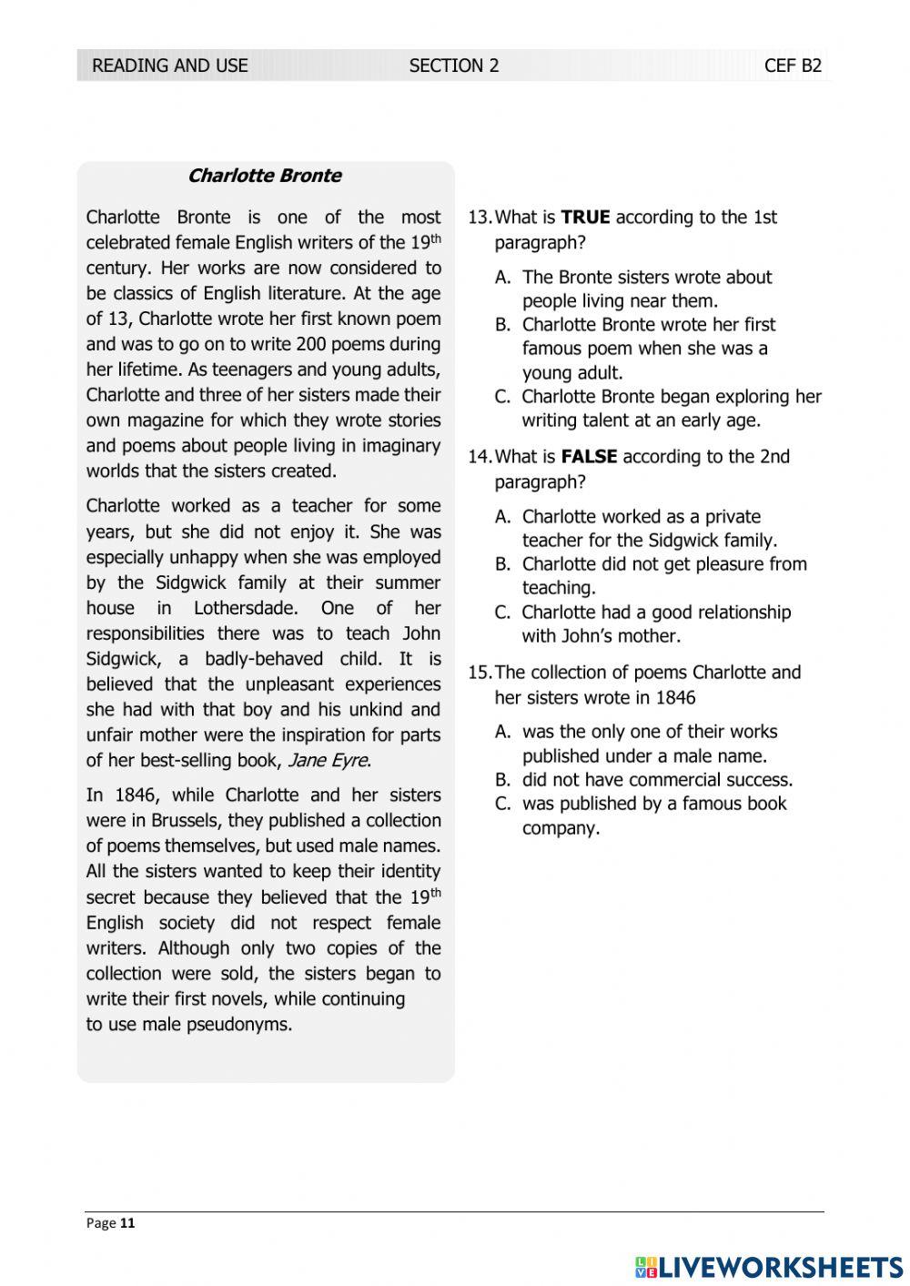 LRN B2 JANUARY … | Free Interactive Worksheets | 2181868