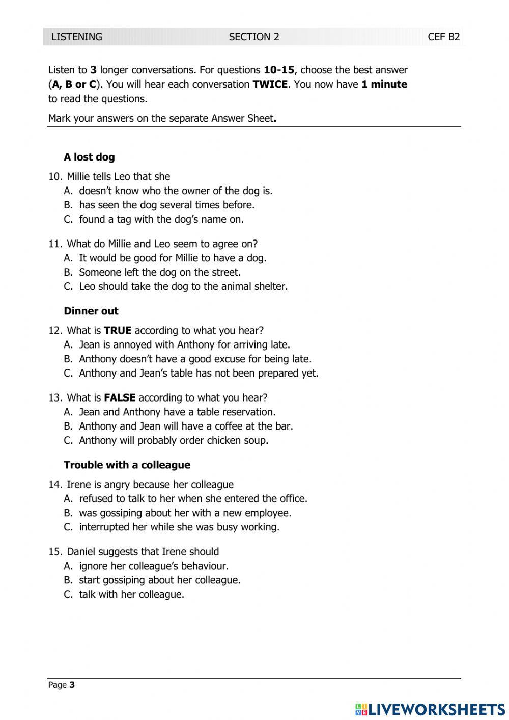 LRN B2 JANUARY … | Free Interactive Worksheets | 2181863