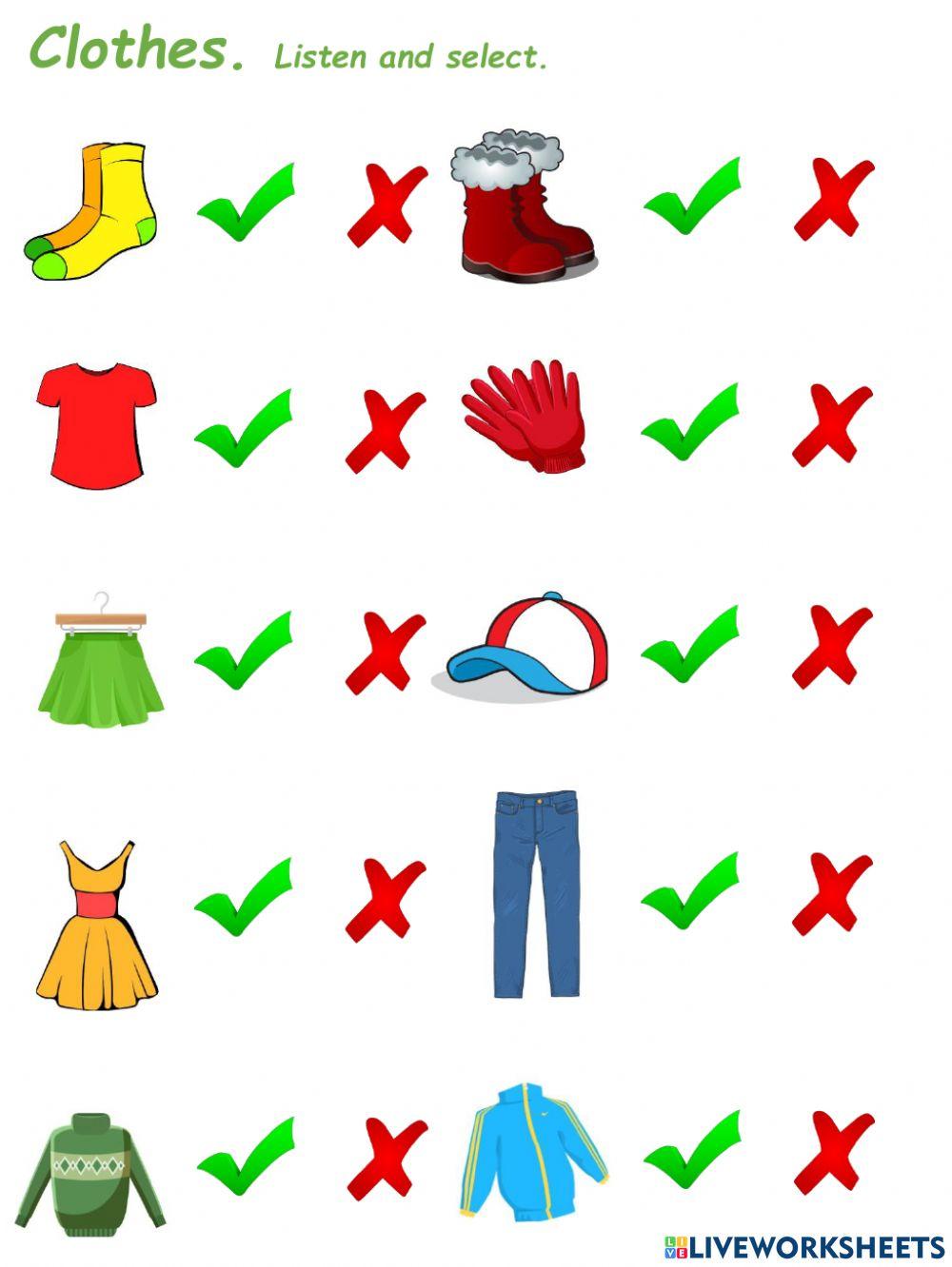 Clothes 3 903585 | TeacherACW | Live Worksheets