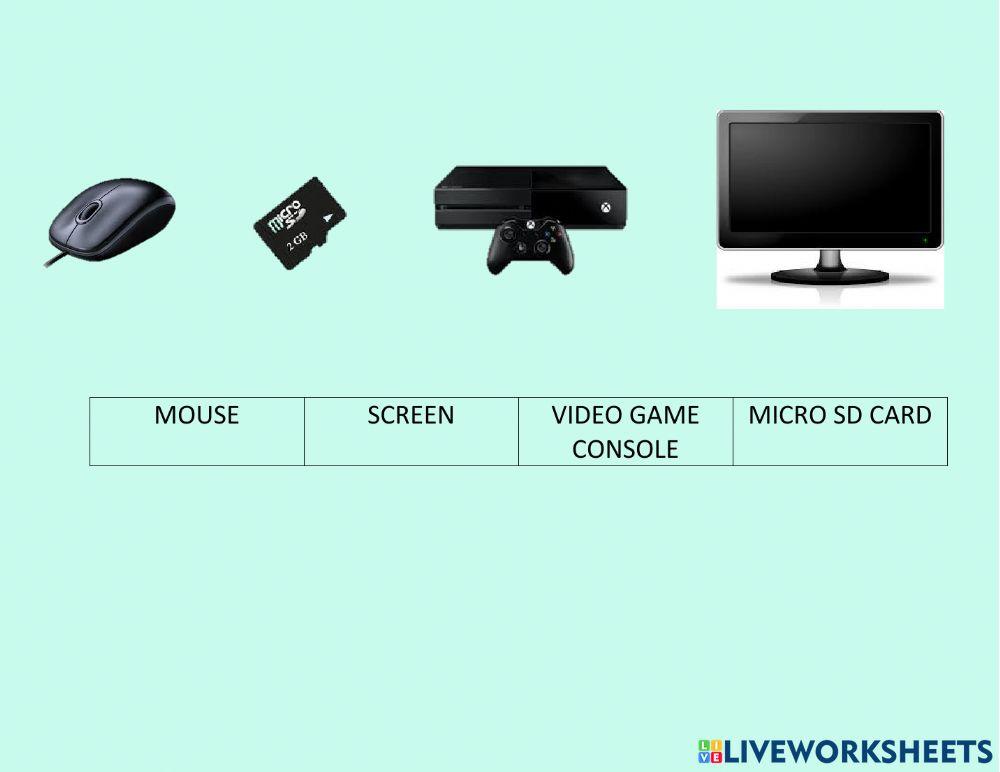 Technology vocabulary interactive activity for octavo | Live Worksheets