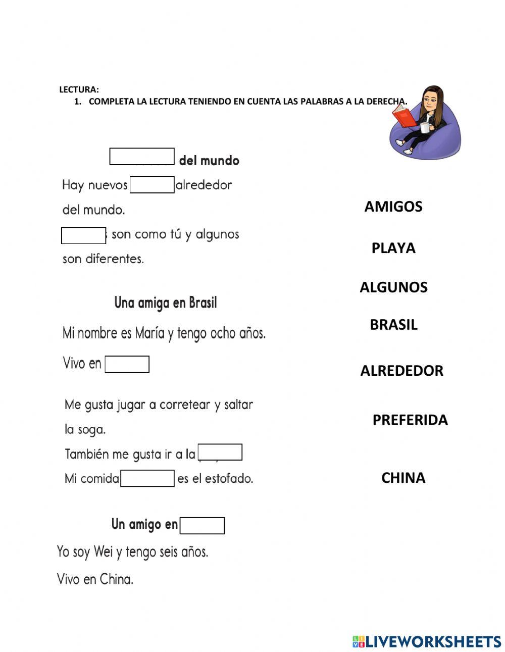 Español | Free Interactive Worksheets | 904114