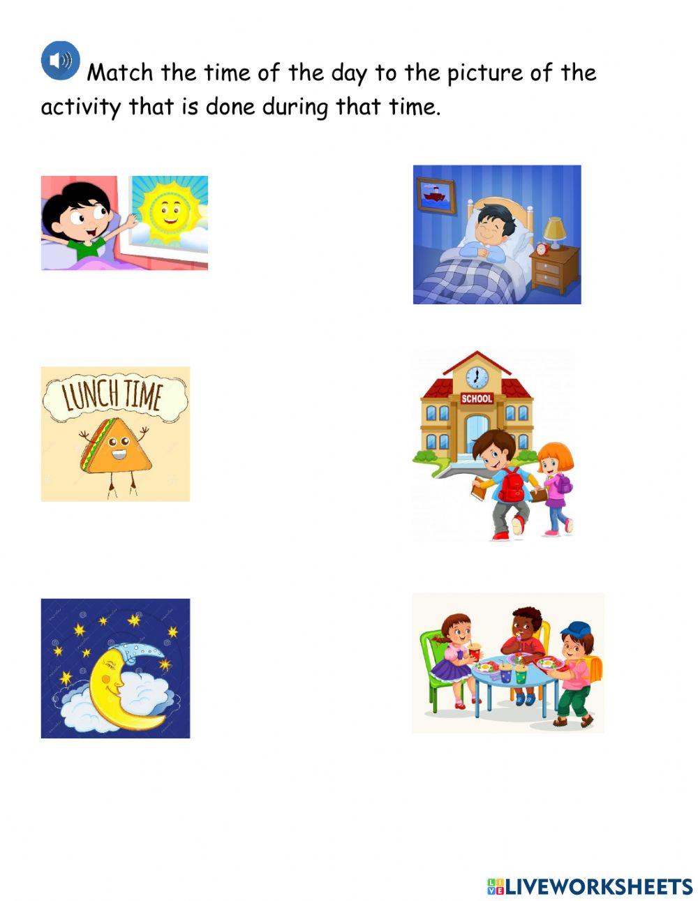 Time online exercise for 3 | Live Worksheets