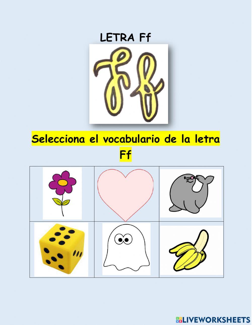Letras | Free Interactive Worksheets | 904391