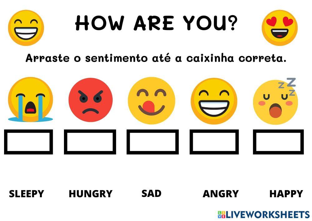 Feelings | Free Interactive Worksheets | 904599