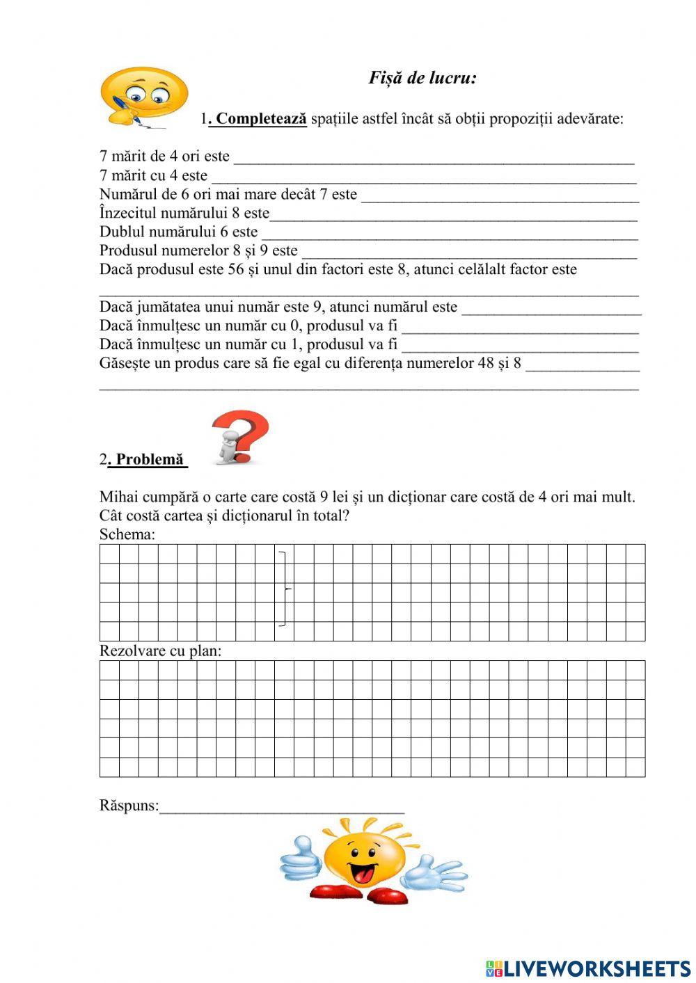 Magia numerelor 0-100 interactive worksheet | Live Worksheets