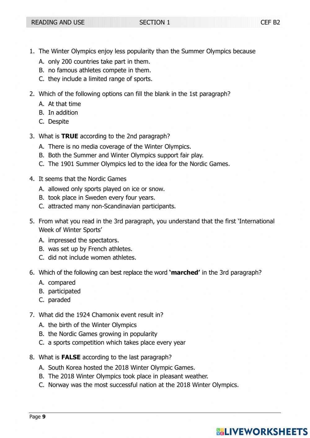 2181861 | LRN B2 JANUARY 2020 TEST | MELI ENGLISH