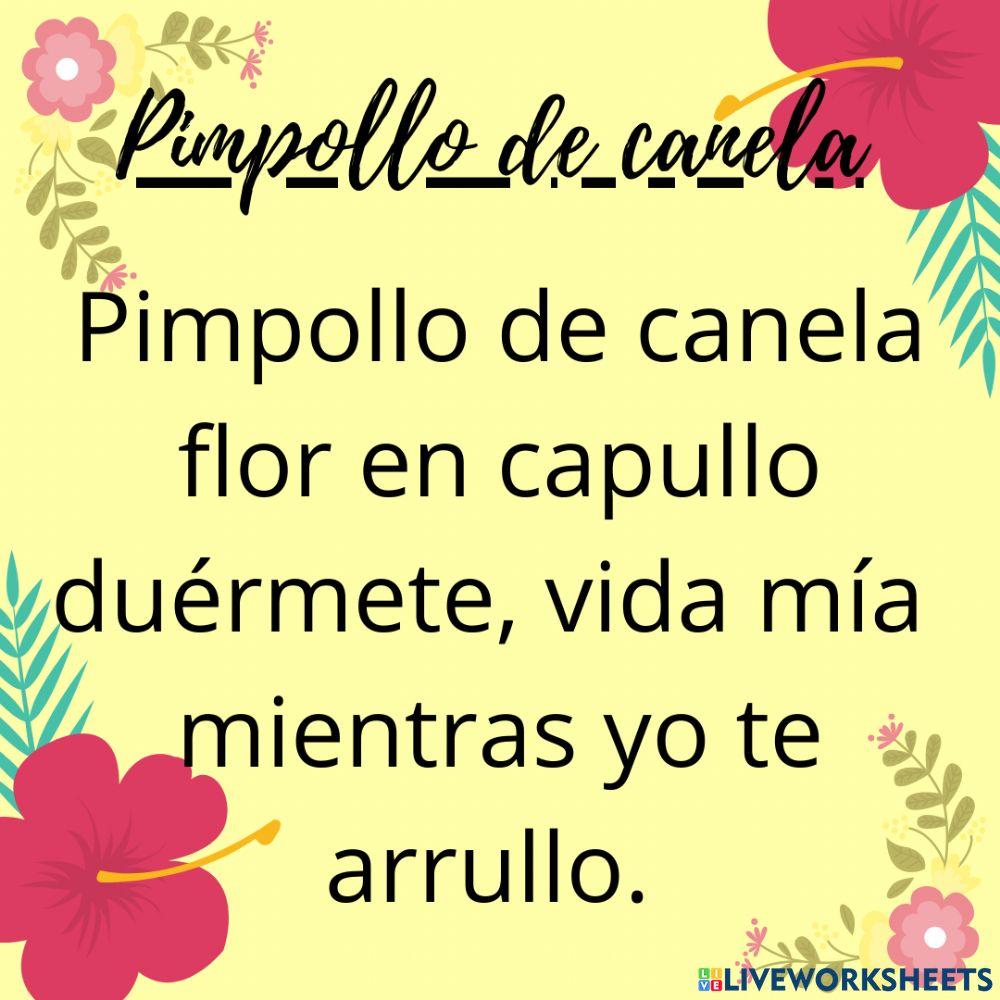 Rima free online exercise | Live Worksheets